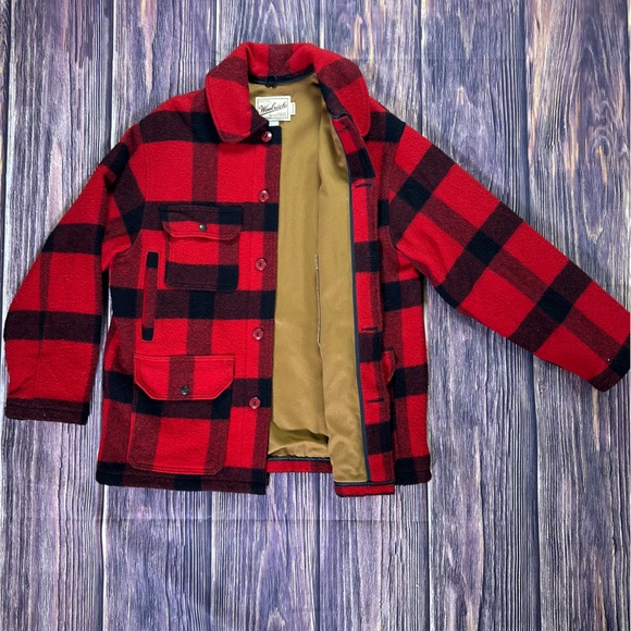 Woolrich | Jackets & Coats | Vintage Woolrich Mackinaw 54 Buffalo Plaid Wool Jacket Mens Lined ...